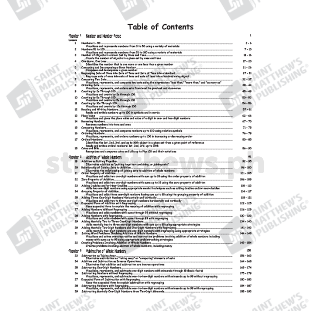 Exploring the World of Mathematics 1 - St. Matthew's Publishing ...